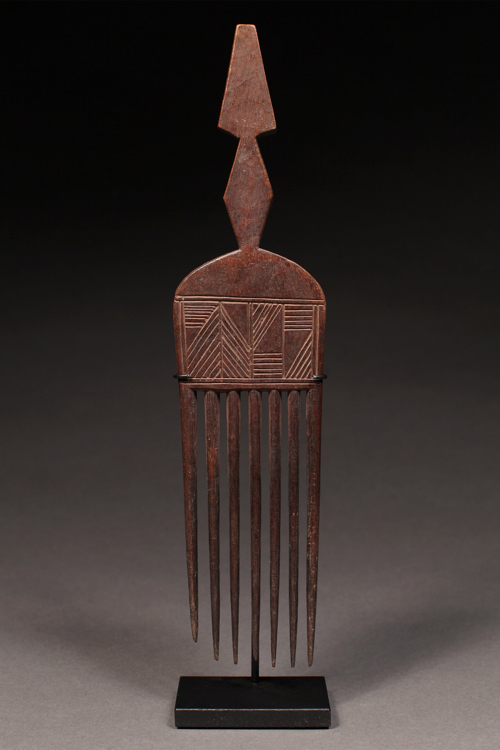 Ashanti Carved Wood Comb Ghana Art – African Plural Art