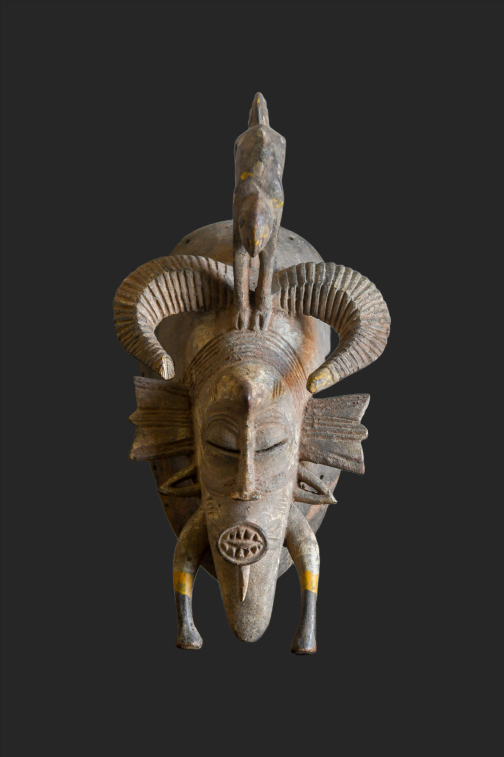 Senufo Kpelie Hand-Carved Mask Art – African Plural Art